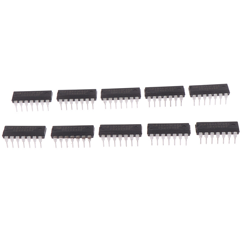 10PCS CD4093BE CD4093 4093 DIP-14 TI CHIP giJ^zh | eBay