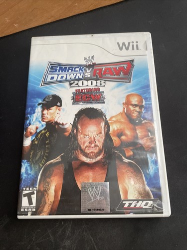 WWE SmackDown vs. Raw 2008 Featuring ECW (Nintendo Wii, 2007 ...
