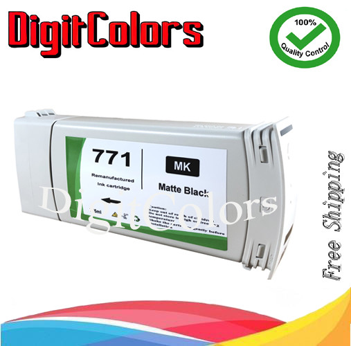 DC Remanufactured HP 771 Matte Black B6Y15A Ink Cartridge HP Designjet ...