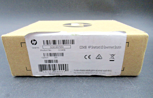 Genuine HP US Government CC543B #201 SmartCard NIPRNet Solution *NEW IN ...