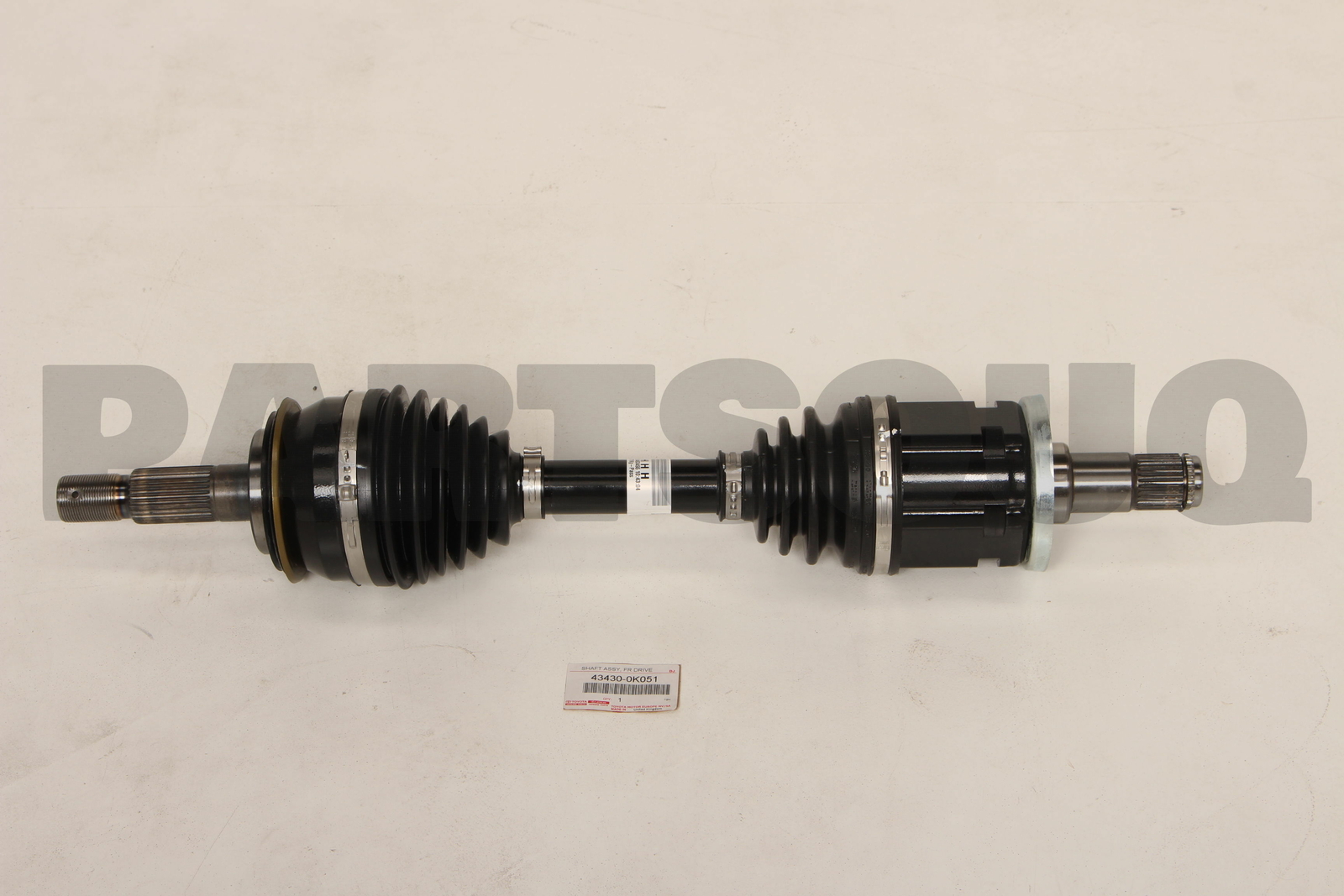434300K051 Genuine Toyota SHAFT ASSY, FRONT DRIVE, RH/LH 43430-0K051 | eBay