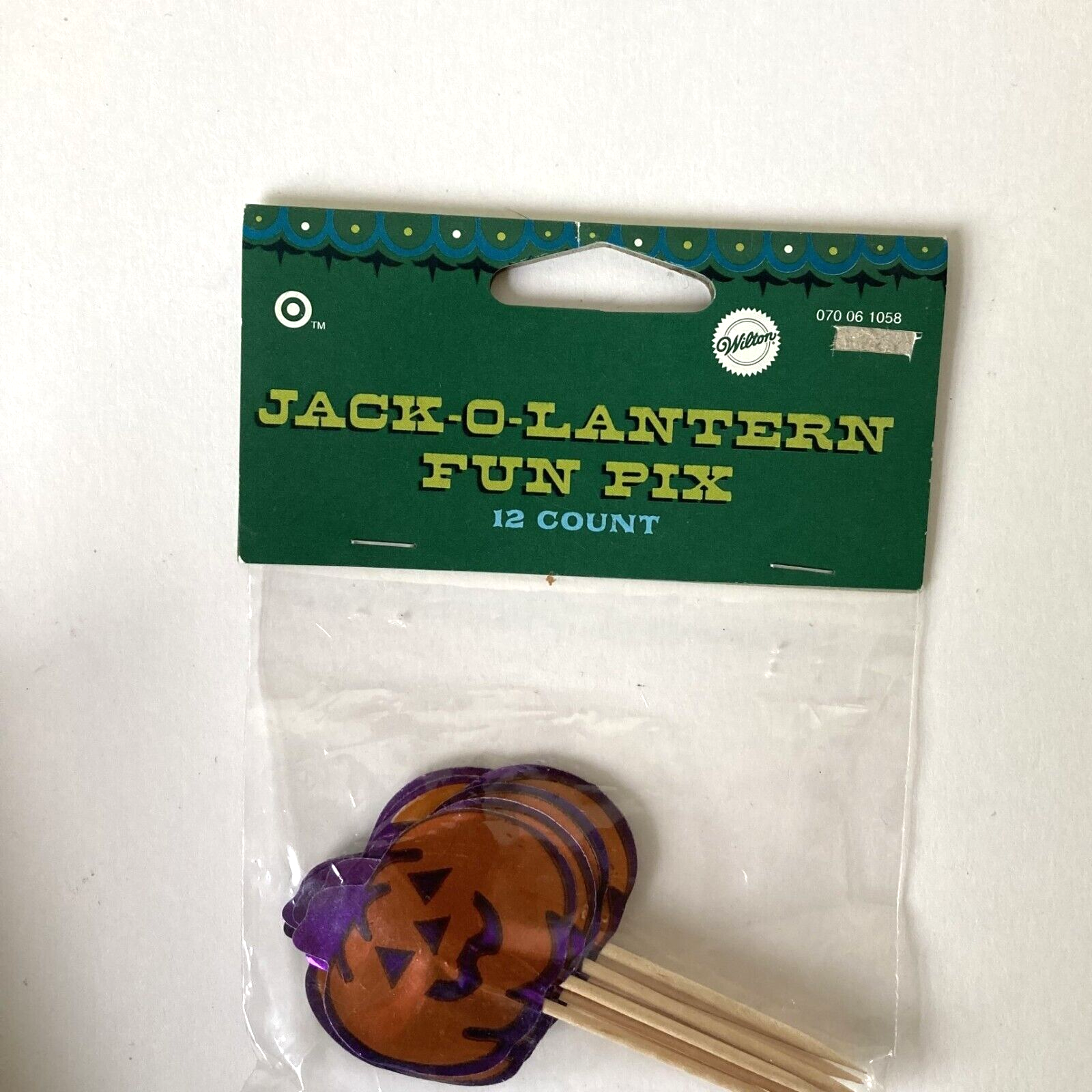 Vintage Wilton Jack O Lantern Fun Pix Pumpkin Face Shiny Party ...