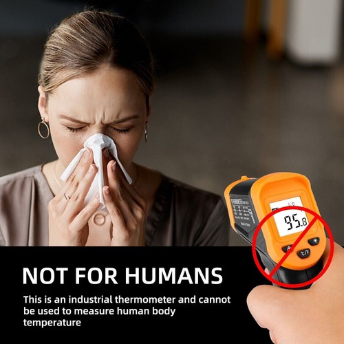 Helect H1020 Non-Contact Digital Laser Infrared Thermometer Gun for ...