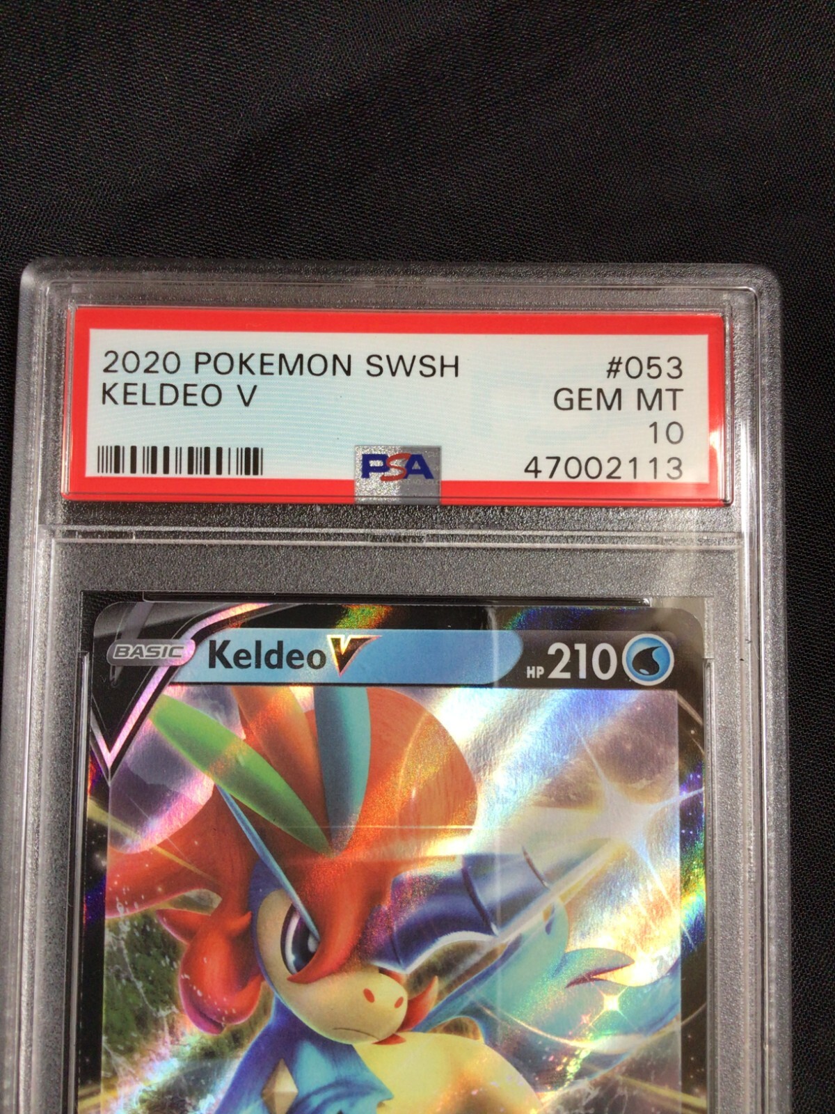 Pokemon Cards: Sword & Shield Ultra Rare: Keldeo V 53/202: PSA 10 | eBay