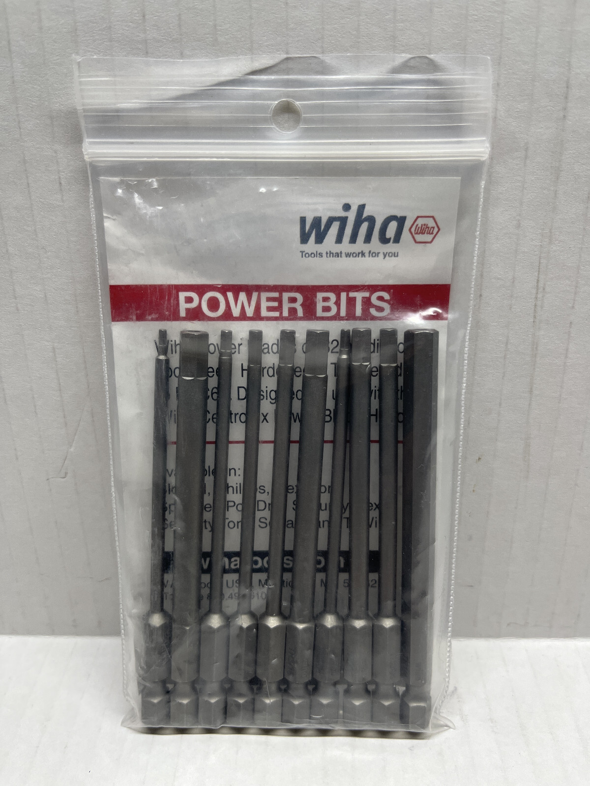 Wiha (wihaa) 76096 Security Hex in Power Blade 10 Pc. Set for sale ...