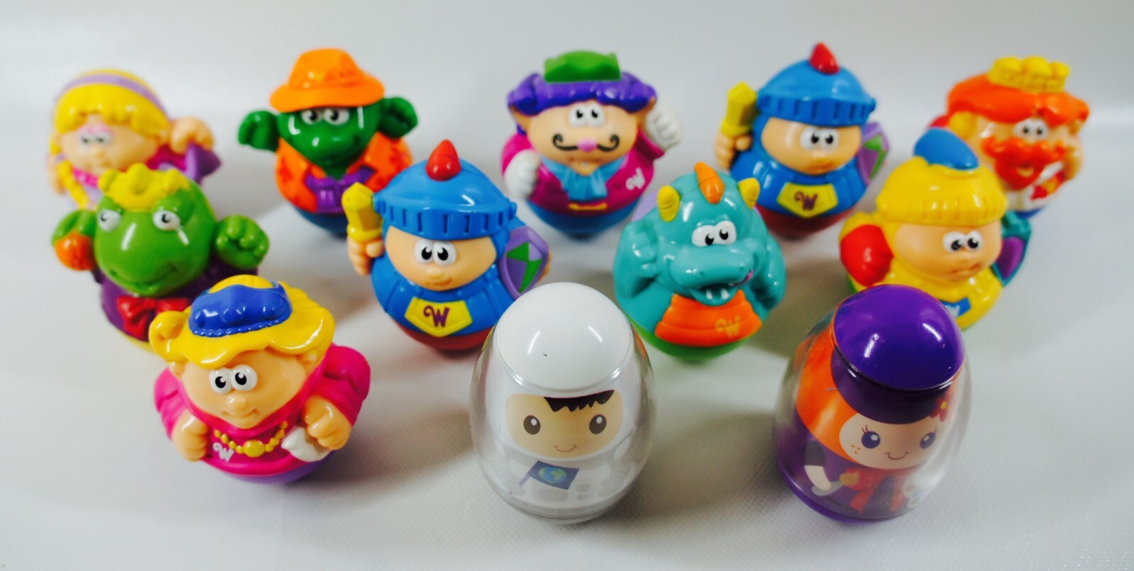 Lot of 12 Hasbro Playschool Weebles Wobble Animals and People 2004/2005 ...