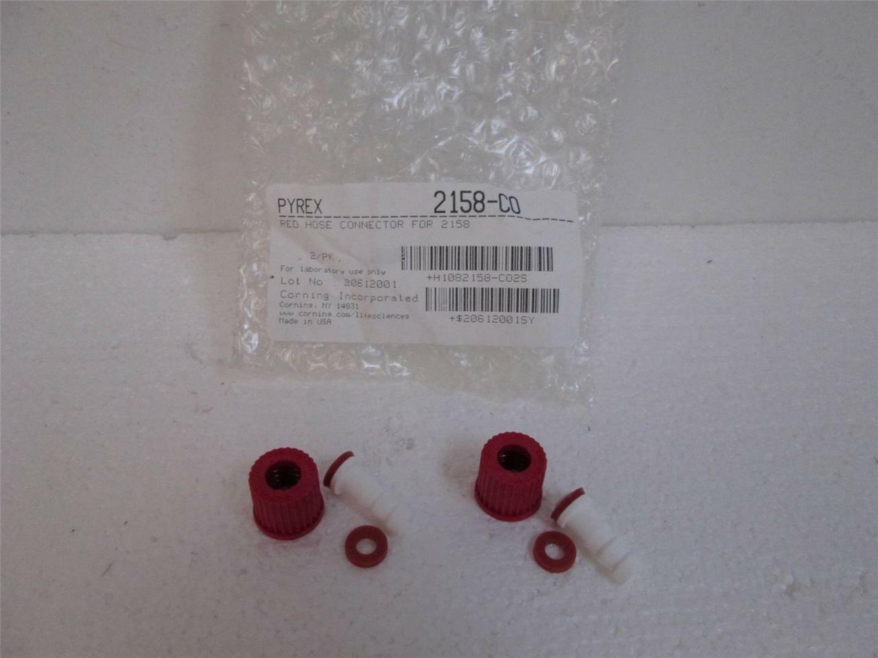 Corning Pyrex 2158-CO Red Hose Connector for 2158 - Pack of 2 2158-C0 ...