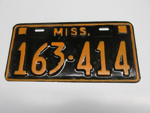1935 MISSISSIPPI LICENSE PLATE CAR TAG | eBay