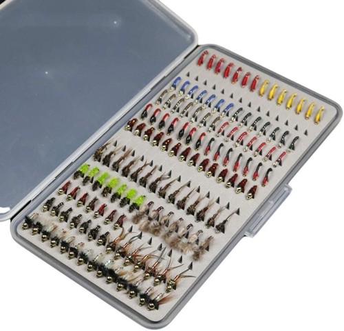 133pcs/Set Ultra-Thin Portable Nymph Scud Midge Flies Kit Assortment ...