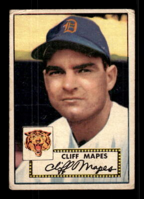 1952 Topps #103 Cliff Mapes - GOOD - EXACT SCAN - LOW GRADE SET FILLER ...
