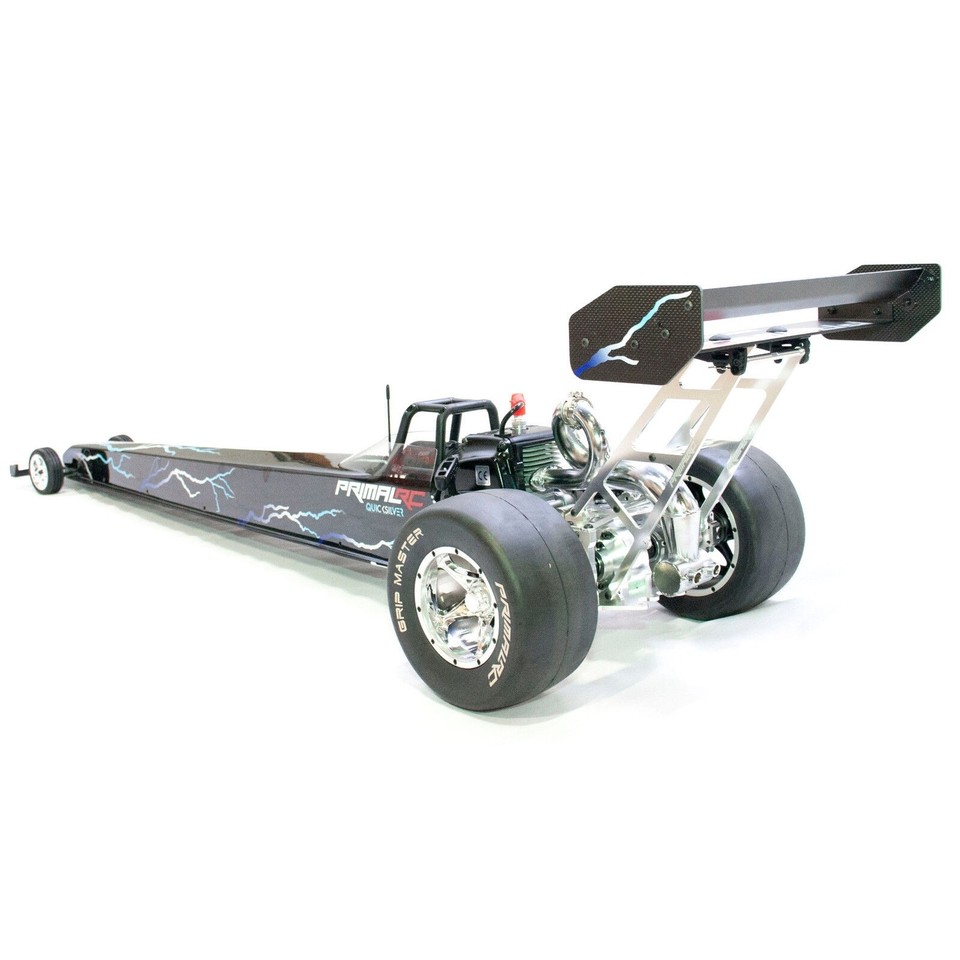 PRIMAL RC 1/5 Scale Ready To Run Dragster Rail Car Zenoah 32cc Gas ...