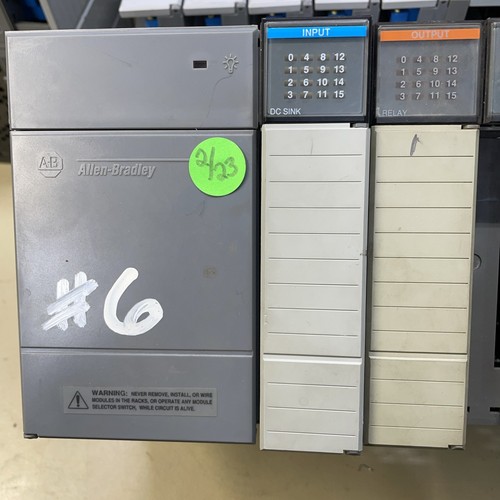 Allen-Bradley 1746-A7 SLC 500 7-Slot Rack Series B, POWER SUPPLY And 6 ...