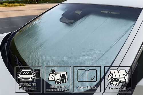 Custom Fit Re-Enforced Layer Windshield Sun Visor SunShade for Acura ...