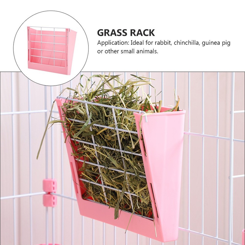 1Pc Rabbit Grass Rack Feeding Rack Food Storage Rack Pet Food Feeder ...