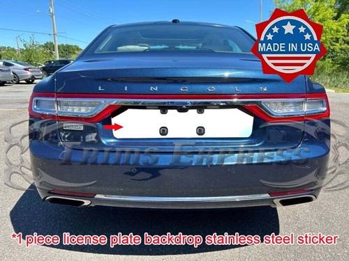 fit:2017-2020 Lincoln Continental License Plate Bezel Backdrop Trim ...