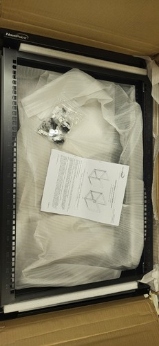 NavePoint 9U Wall Mount Open Frame Network Rack, 24" D, Swing Out ...