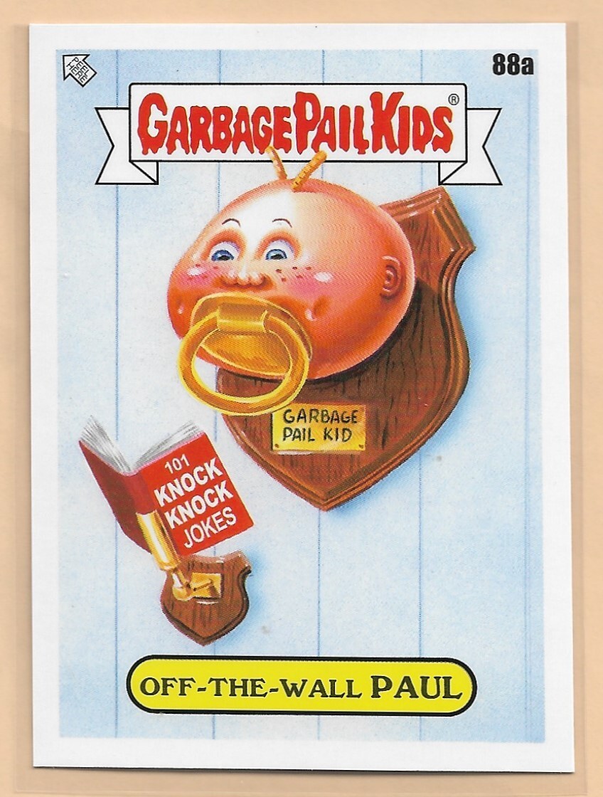 2022 GARBAGE PAIL KIDS GPK BOOK WORMS Off the wall Paul 88a | eBay
