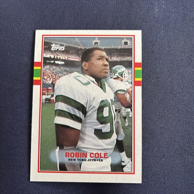 1989 Topps Robin Cole New York Jets #231 | eBay