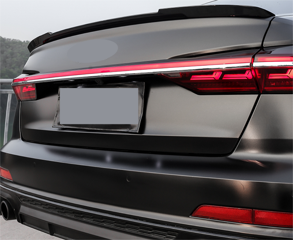 Rear Trunk Spoiler Wing Glossy Black For 2019-2023 Audi A6 C8 Sedan 4-Door | eBay