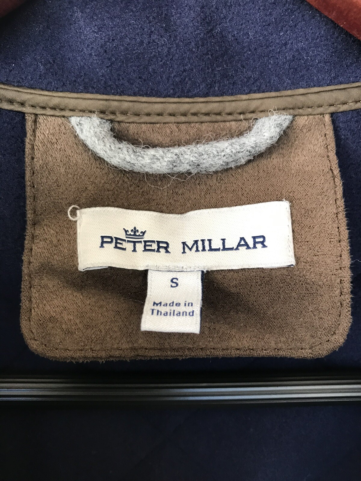 NEW Peter Millar Essex Quilted Golf Vest - Malt Brown - Small | eBay