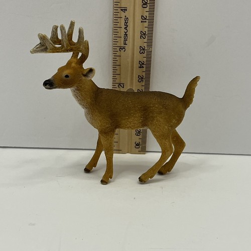Schleich Buck Deer Antlers 2013 Wildlife Animal Figure Retired | eBay