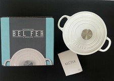 Bel Fer White Enameled Cast Iron 2.5 Qt. Covered Sauce Pan for sale ...