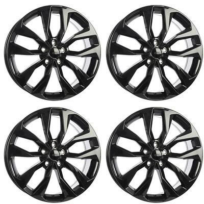 Set of 4 Black 17in OEM Replica Wheel Rims for Ford Maverick, OEW78W6 ...