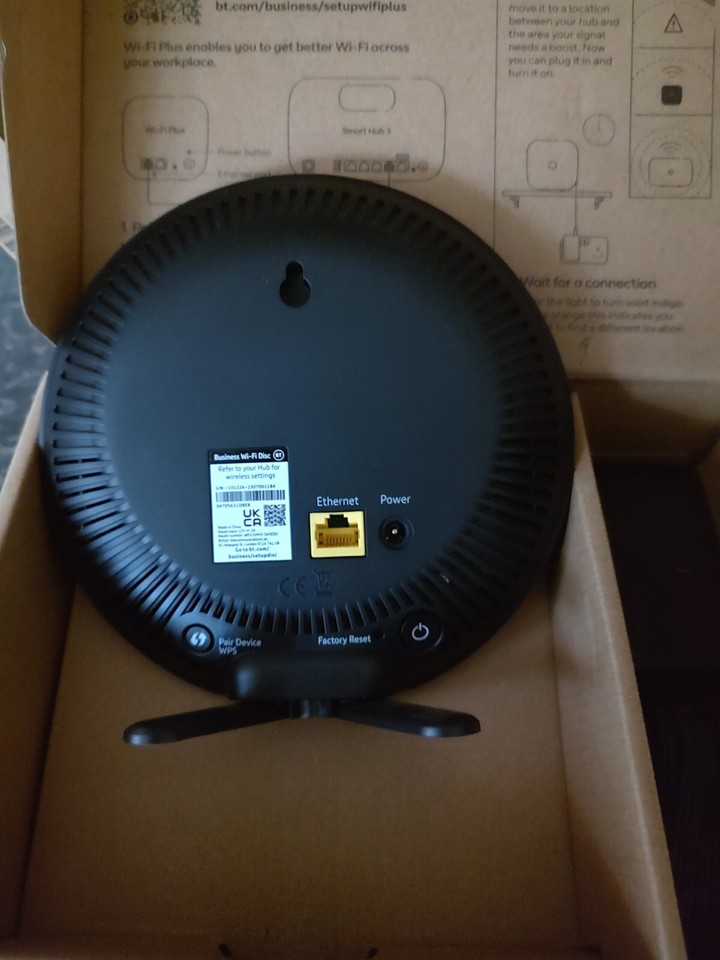 BT Wi-Fi Business Disc Complete Extender for Smart Hub 2 - Black ...