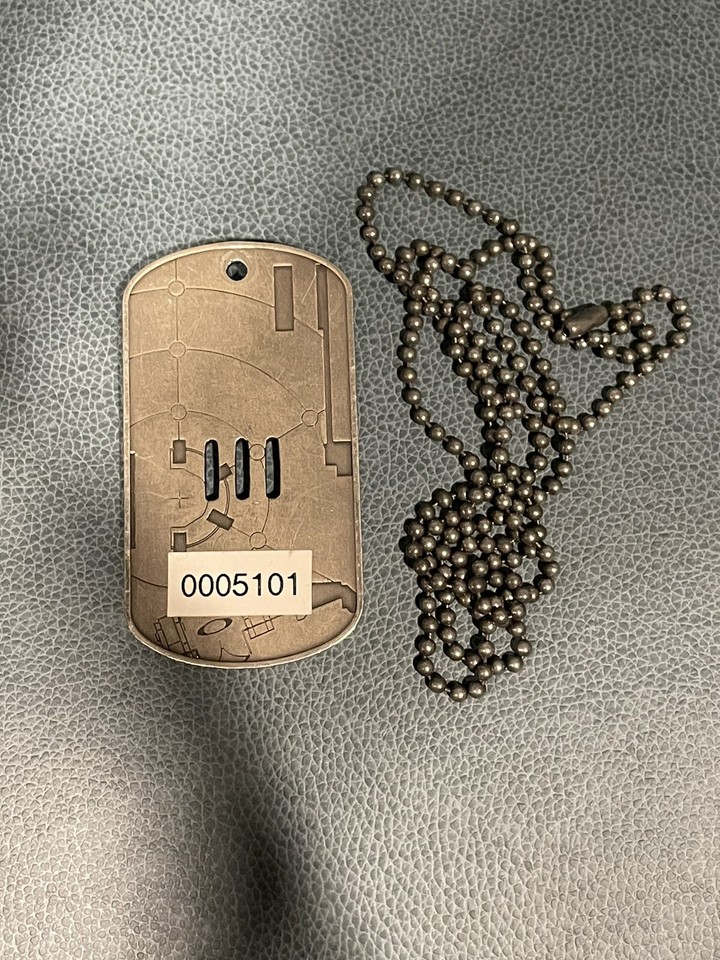 Oakley Employee Dog Tag Serial #0005101 | eBay