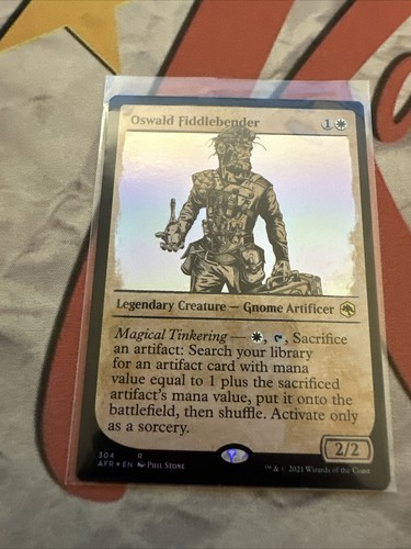 MTG Oswald Fiddlebender Adv in the Forgotten Realms 304 Foil Showcase ...