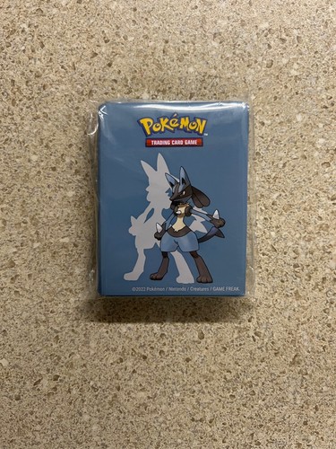Pokemon Deck Protector Card Sleeves 65ct Lucario New | eBay