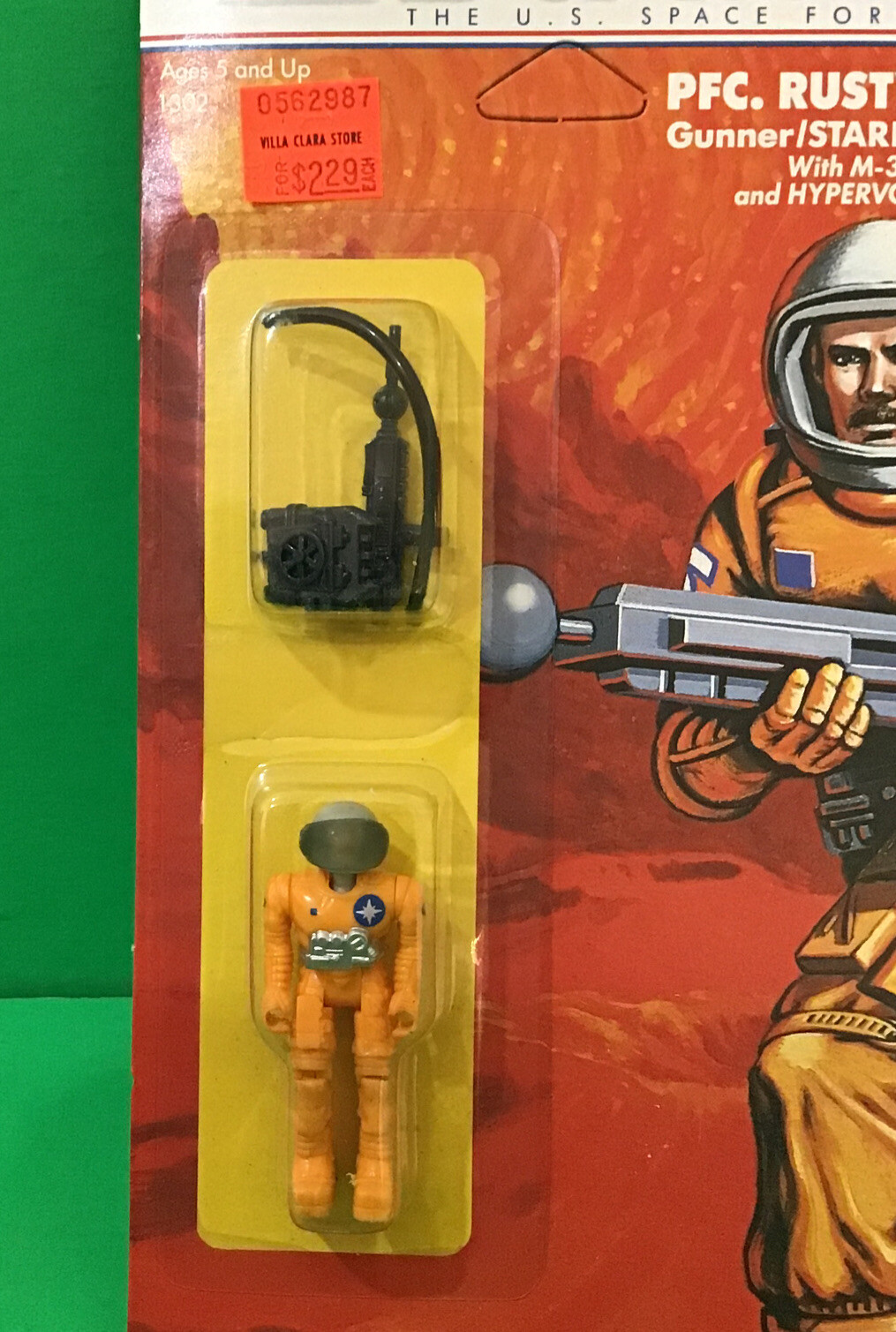 1986 STARCOM PFC. RUSTY CALDWELL NIB UNPUNCHED BY COLECO | eBay