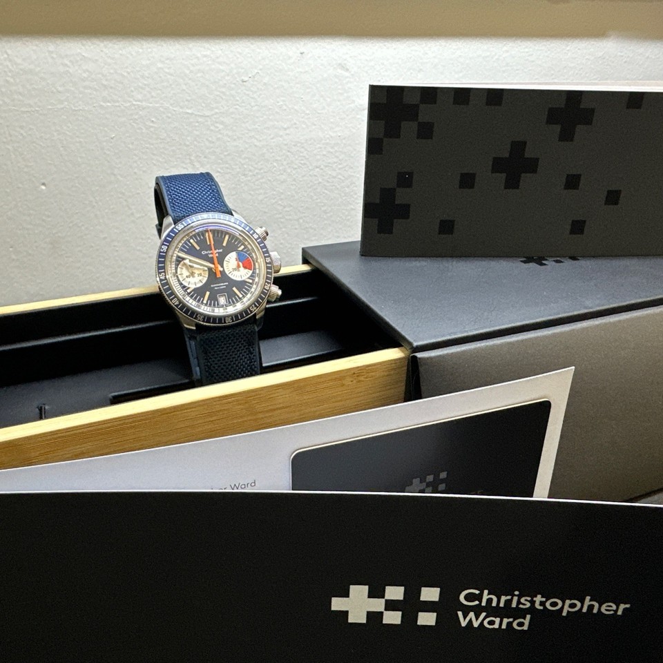 Christopher Ward C65 Chronograph Retro Edition Rare! Great Condition ...