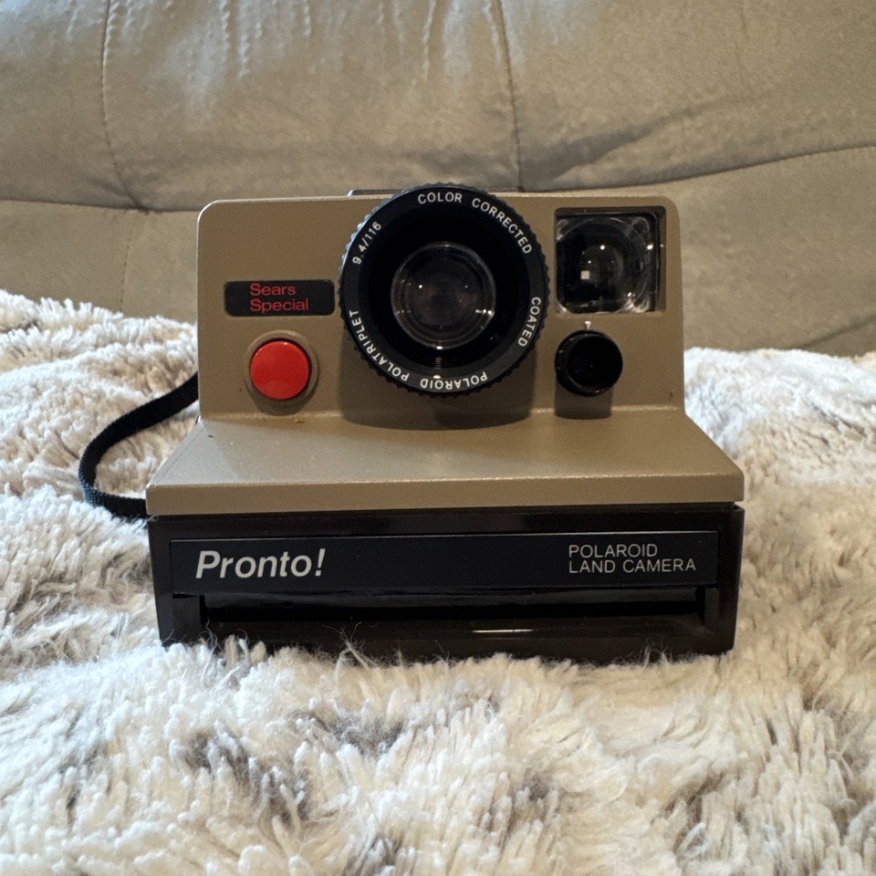 Lot Of 2 Vintage Polaroid - Rainbow One Step & Pronto SX-70 Instant ...