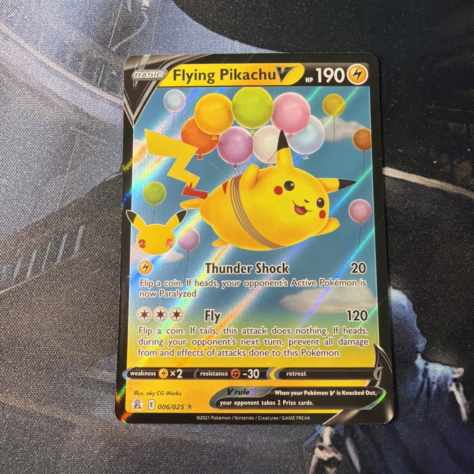 Flying Pikachu V 6 Current Market Value | Celebrations