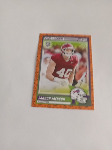 LANDON JACKSON 2025 SCORE ROOKIE CARD-FRESH PULL | eBay