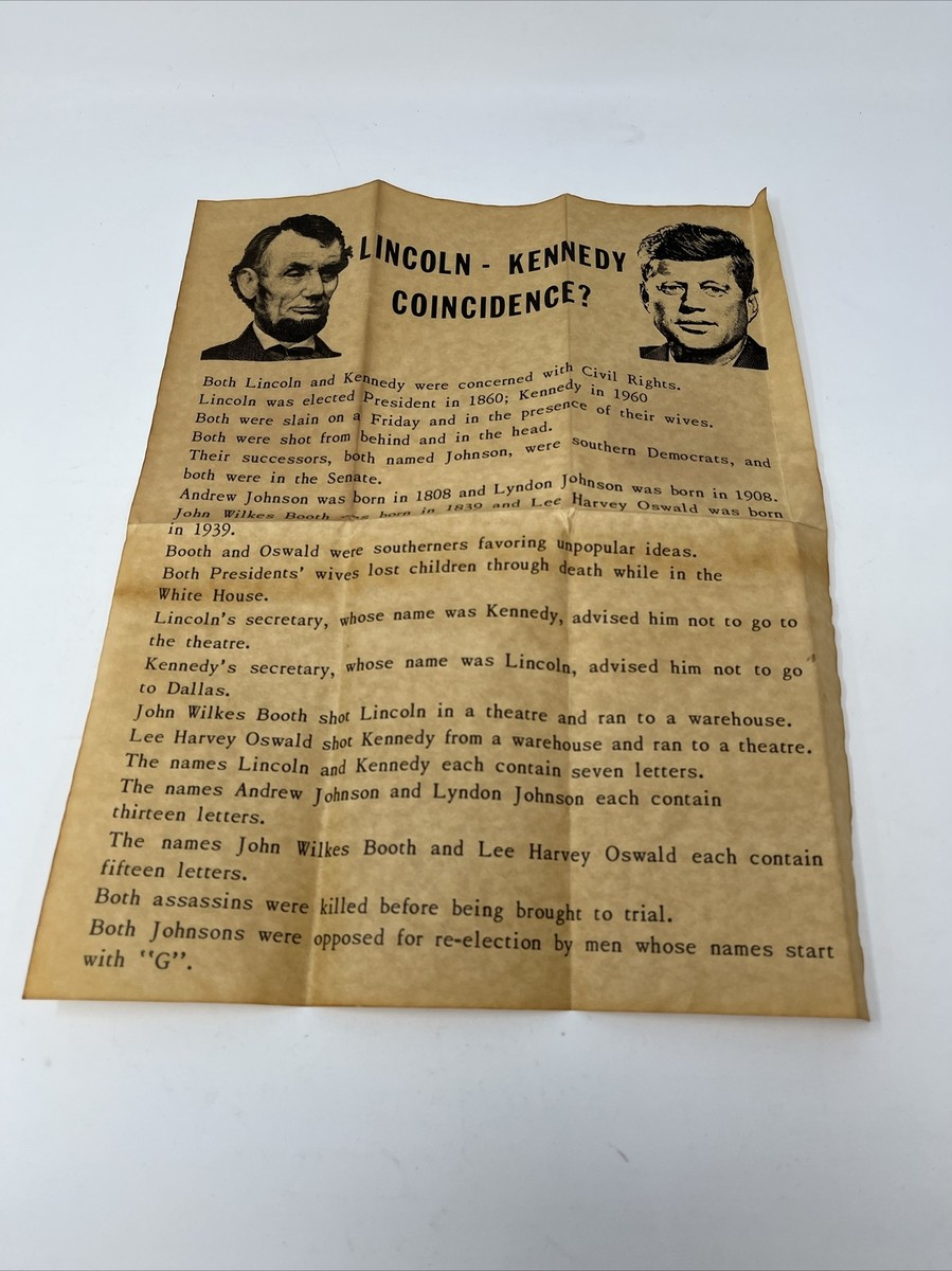 John F Kennedy And Abraham Lincoln JFK Assassination: 8 Strange