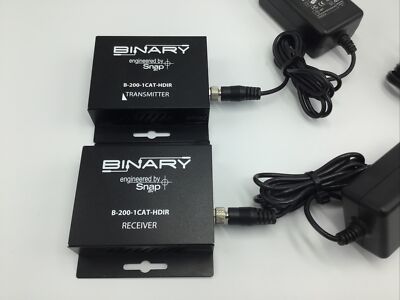 Binary B-200-1CAT-HDIR HDMI Balun Transmitter & Receiver Kit | eBay