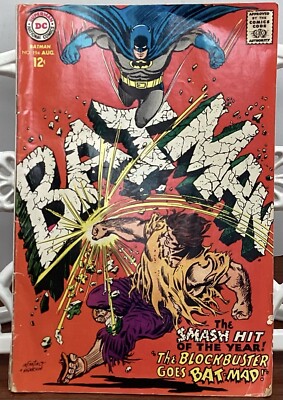 Comic Book, Batman 194, August 1967, The Blockbuster Goes Bat-Mad | eBay