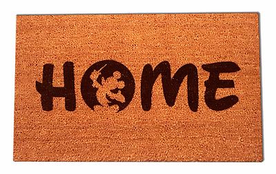 Disney Mickey Mouse Home Laser Engraved Door Mat, 100% Natural Coir ...