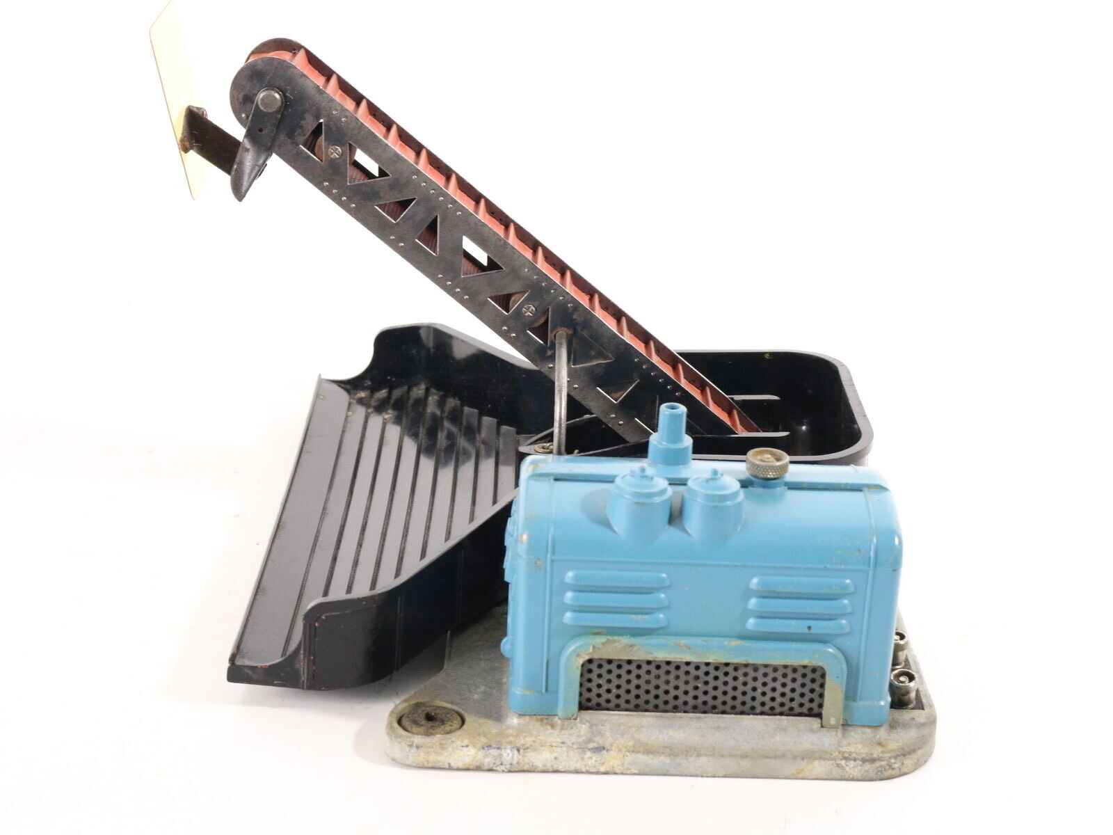 Lionel O Postwar 397 Black Gray & Blue Operating Coal Loader w/ Black ...