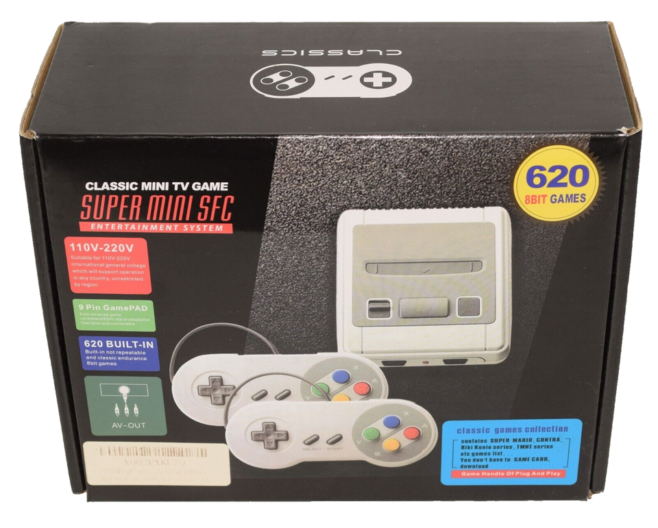 Super Mini SFC TV Game Console with 620 Games in Original Open Box | eBay