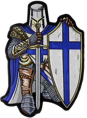 Blue Knight Thin Blue Line Crusader LE 12 inch Large Back Patch ...