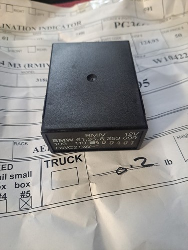 92-99 BMW E36 3M3 Rear Window Lifter Relay Control Module Unit OEM 95 ...