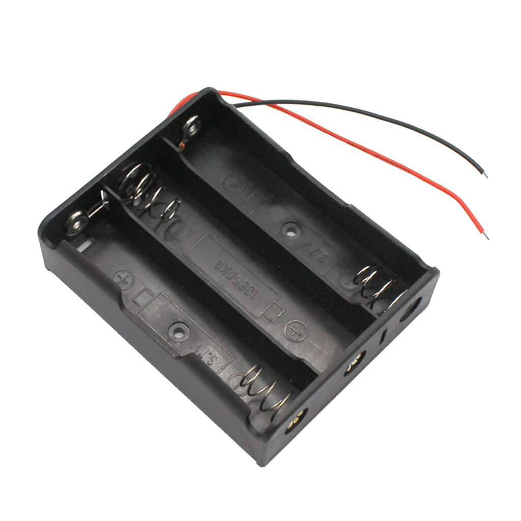 11.1v 3x 18650 Lithium Battery Sockets with Protective Battery Holder ...
