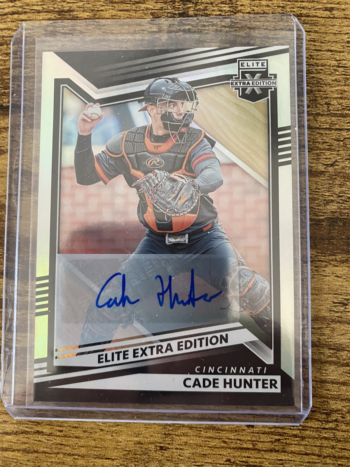 2022 Elite Extra Edition Base Foil Auto Autograph SP Cade Hunter ...