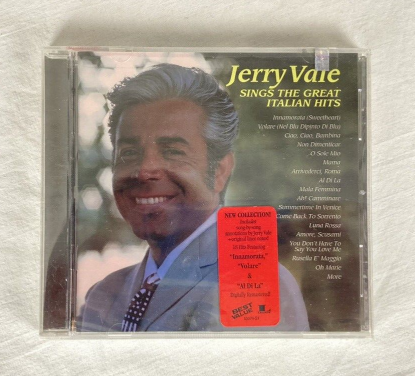 Jerry Vale Sings the Great Italian Hits by Jerry Vale (CD, 2014) for ...