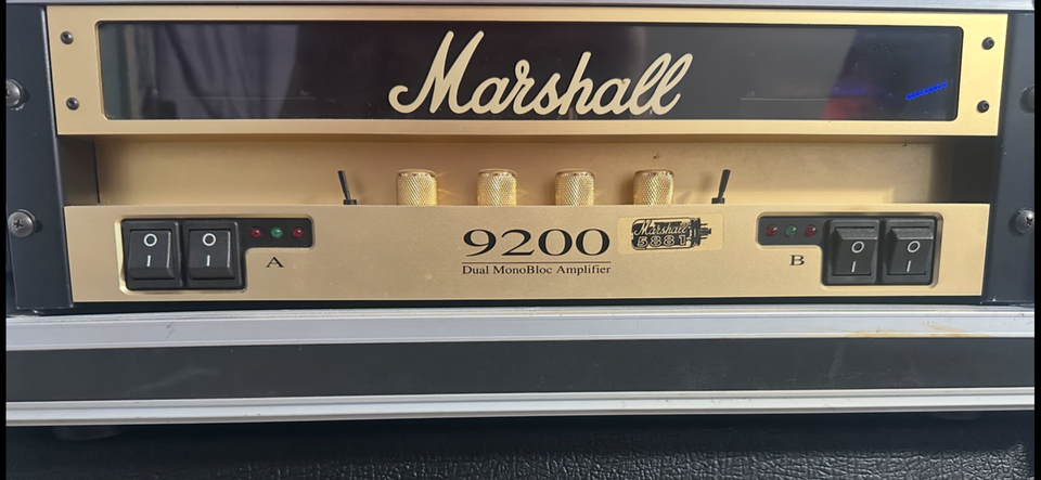 Marshall 9200 Dual Monobloc 200 Watt All Tube Stereo Power Amp | eBay