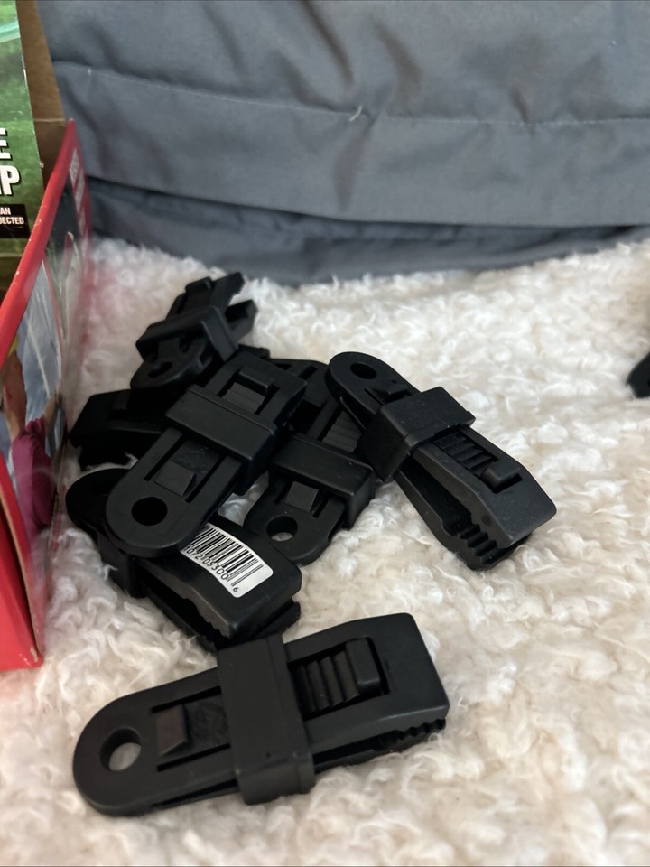 Homax 5300 Crocodile TARP Clip FASTENERS HEAVY DUTY JAW GRIP LOT OF 8 ...