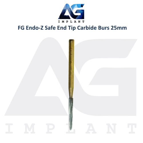 Dental Endo-Z Safe End Tip Carbide Cutter Burs 25mm 10pcs Friction Grip ...